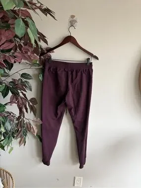 ZYIA | Pants & Jumpsuits | Zyia Deep Plum Slim Joggers | Poshmark